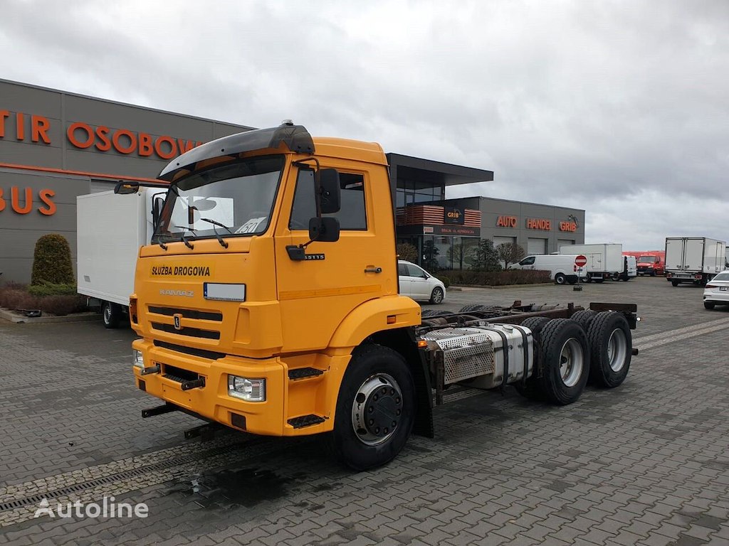 KAMAZ T2531 65115 FAHRGESTELL 6x4 EURO 6 1.HAND ORI KM kamion šasija