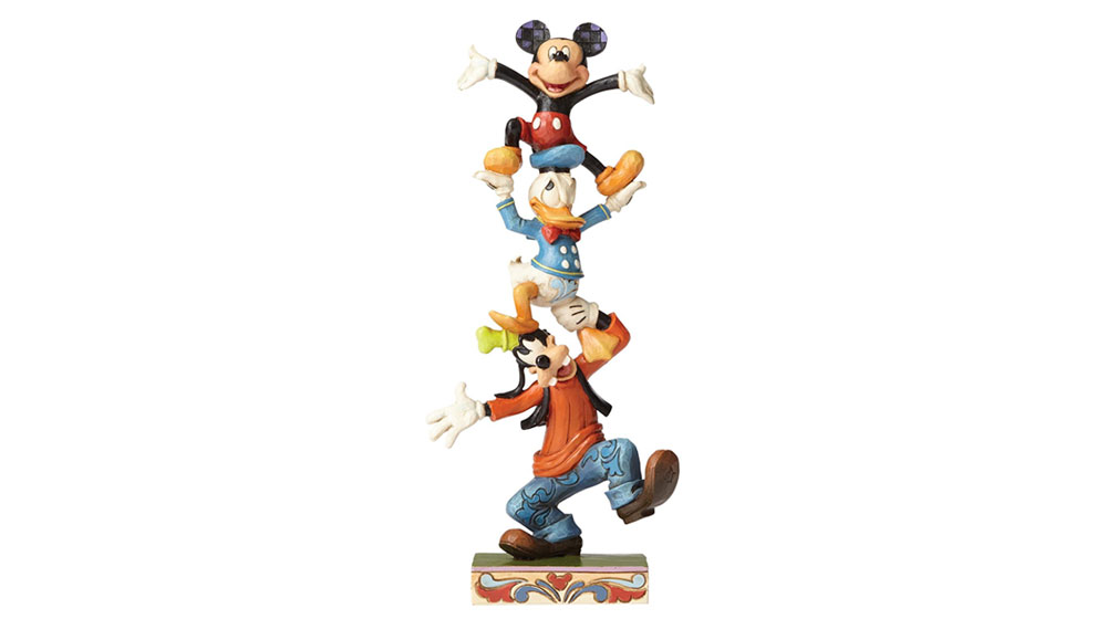 Goofy Mickey Donald Teetering Tower