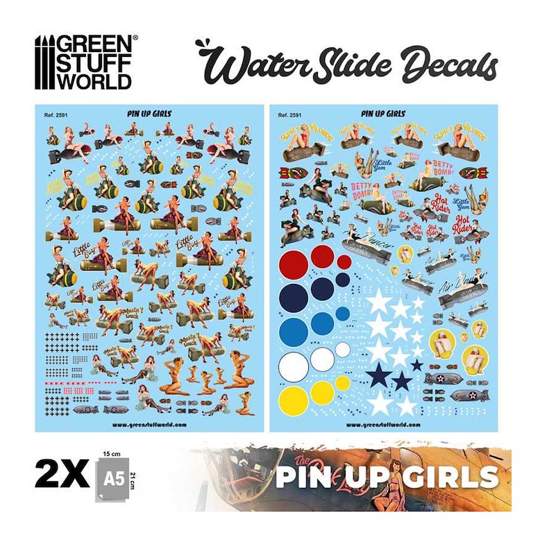 Decal sheets - Pin Ups