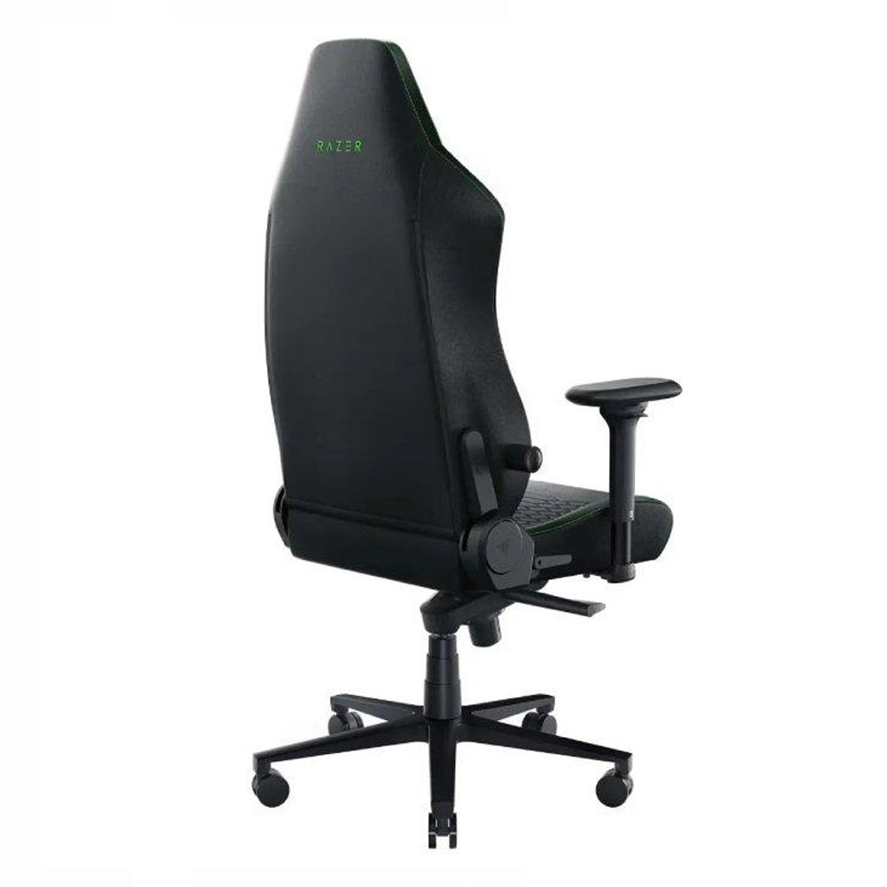 Razer Iskur V2 - Gaming Chair with Built-In Lumbar Support - Black with green sign