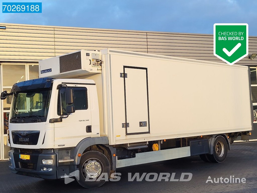 MAN TGM 18.340 4X2 18tonner Frigoblock FK 25 SL Ladebordwand EEV kamion hladnjača