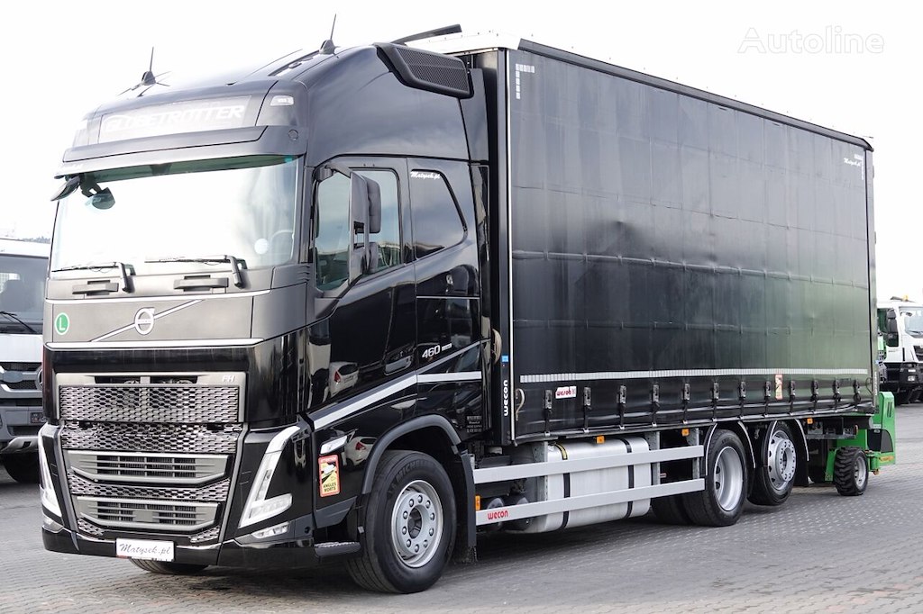 Volvo FH 460 / XXL / I-SAVE / 6x2 / FIRANKA - 7,8 m / SOLÓWKA / PODNOS kamion sa klizna zavesa cerada