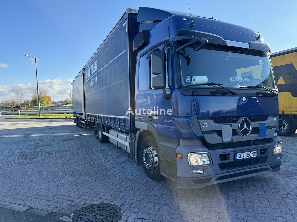 Mercedes-Benz Actros 2541 kamion sa klizna zavesa cerada + prikolica sa kliznom ceradom