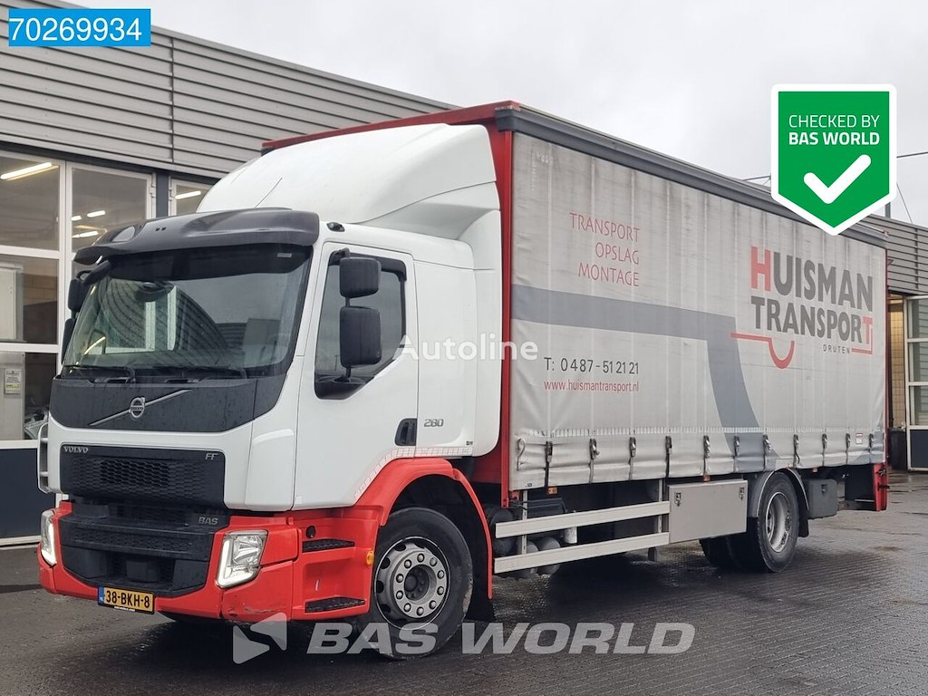 Volvo FE 280 4X2 NL-Truck 19tonner Ladebordwand kamion sa klizna zavesa cerada