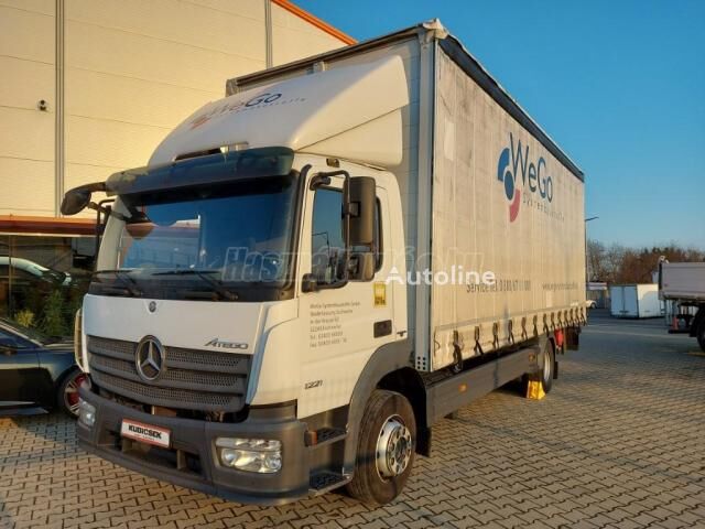 Mercedes-Benz ATEGO 1221 PONYVÁS-EMELŐHÁTFALAS 7.27 m kamion sa klizna zavesa cerada