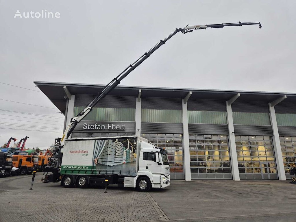 MAN TGS 26.420 LL 6x2 Palfinger PK34002-SH E JIB 060 kamion s ceradom