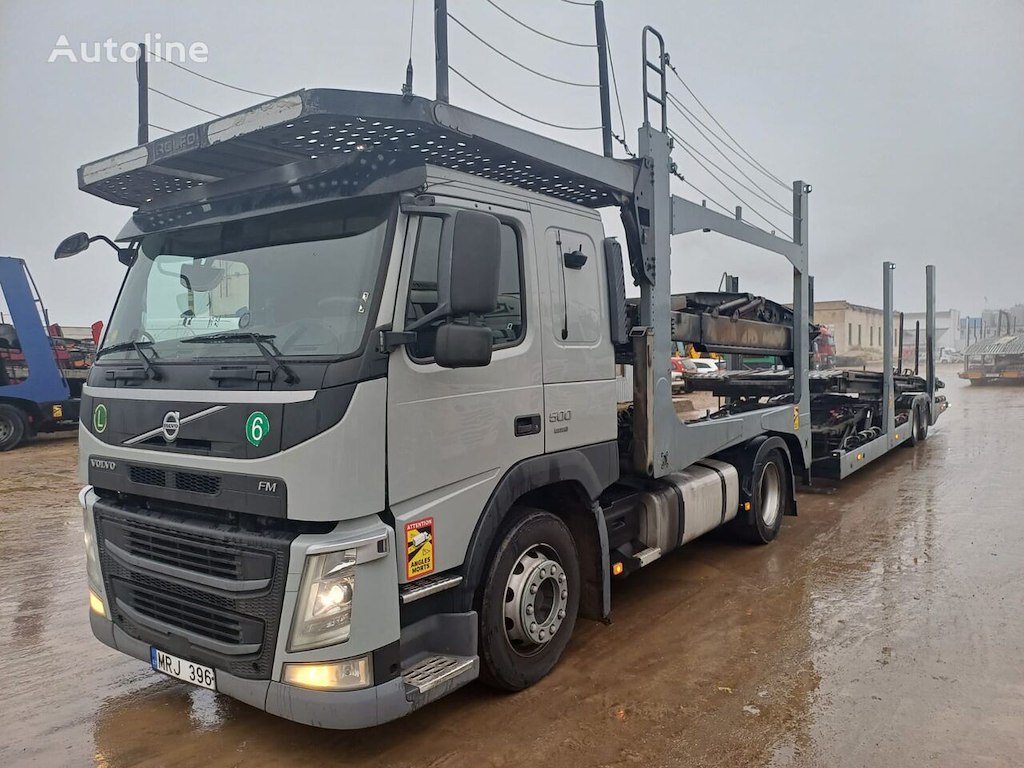 Volvo autotransporter + prikolica autotransportera