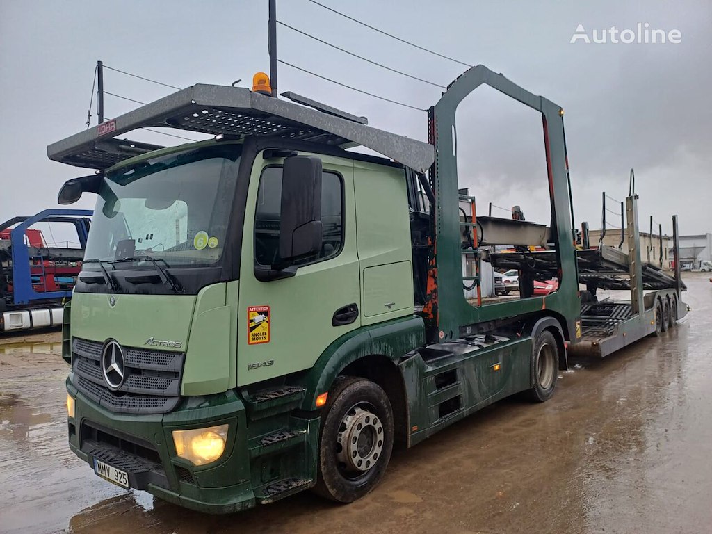 Mercedes-Benz + LOHR 2010 autotransporter + prikolica autotransportera