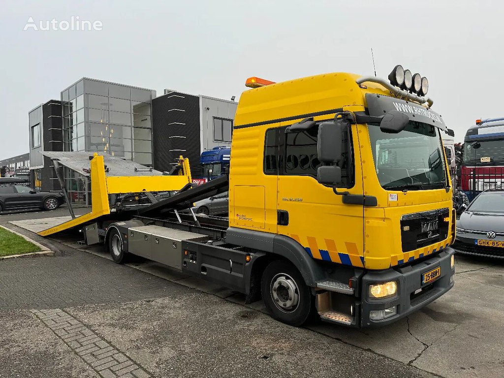 MAN TGL 12.250 4X2 EURO 5 + LIGTHART 3-LADER - MANUAL GEAR šlep auto