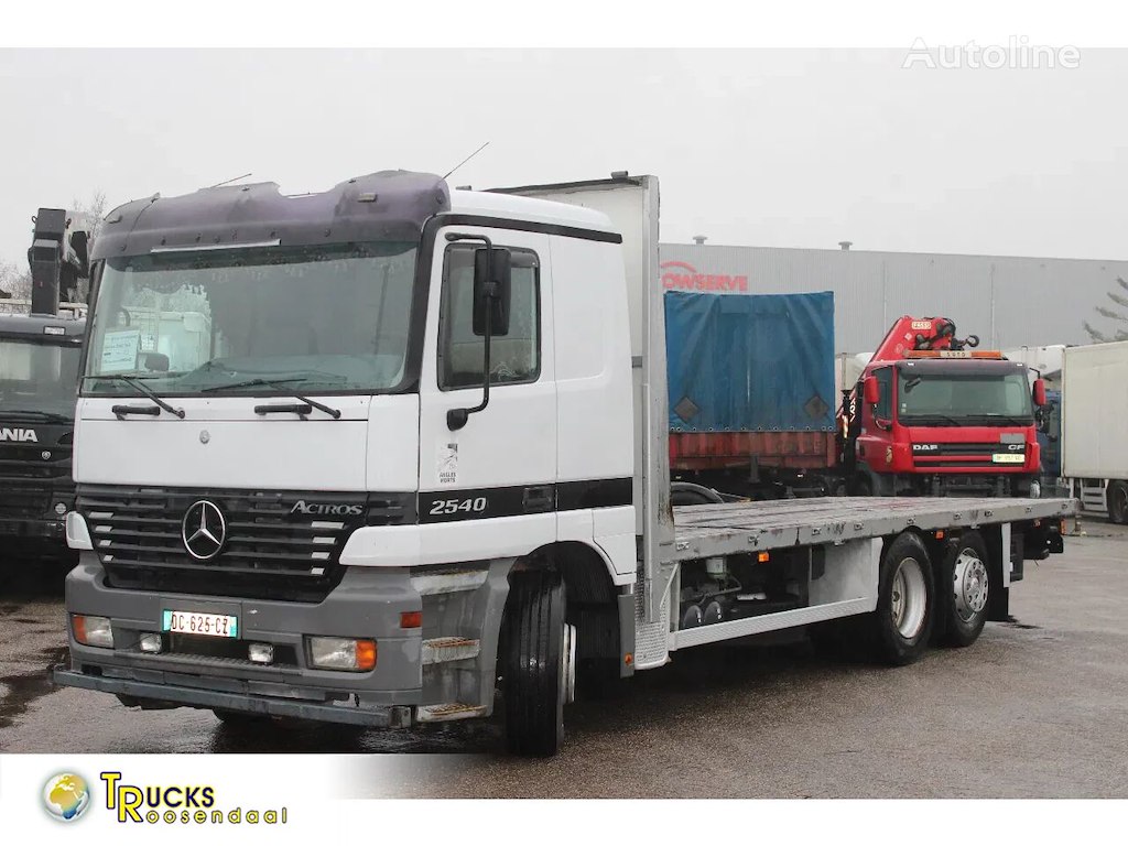 Mercedes-Benz Actros 2540 + 6X2 + EURO 2 + RETARDER kamion platforma