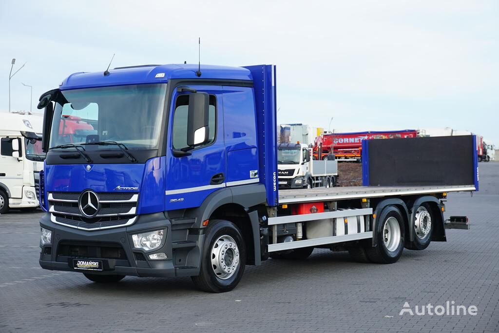 Mercedes-Benz ACTROS 2543 / PEŁNY ADR kamion platforma