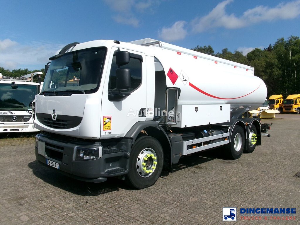 Renault Premium 310 dxi 6x2 fuel tank 18.5 m3 / 5 comp / ADR 16/08/2024 autocisterna za gorivo