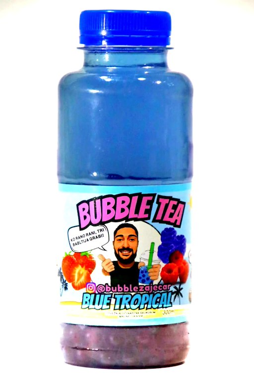 Bubble Tea Blue Tropical, 0.3l