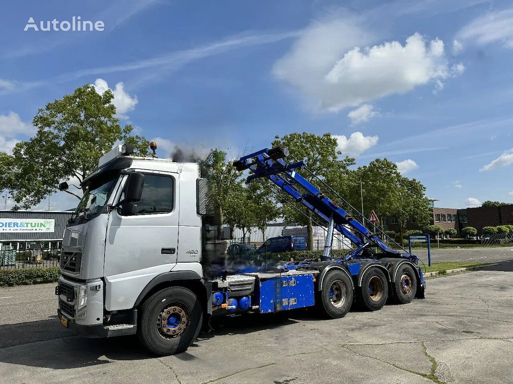 Volvo FH 460 8X4 - EURO 5 + CABLE LIFT kamion sa kukom za podizanje tereta