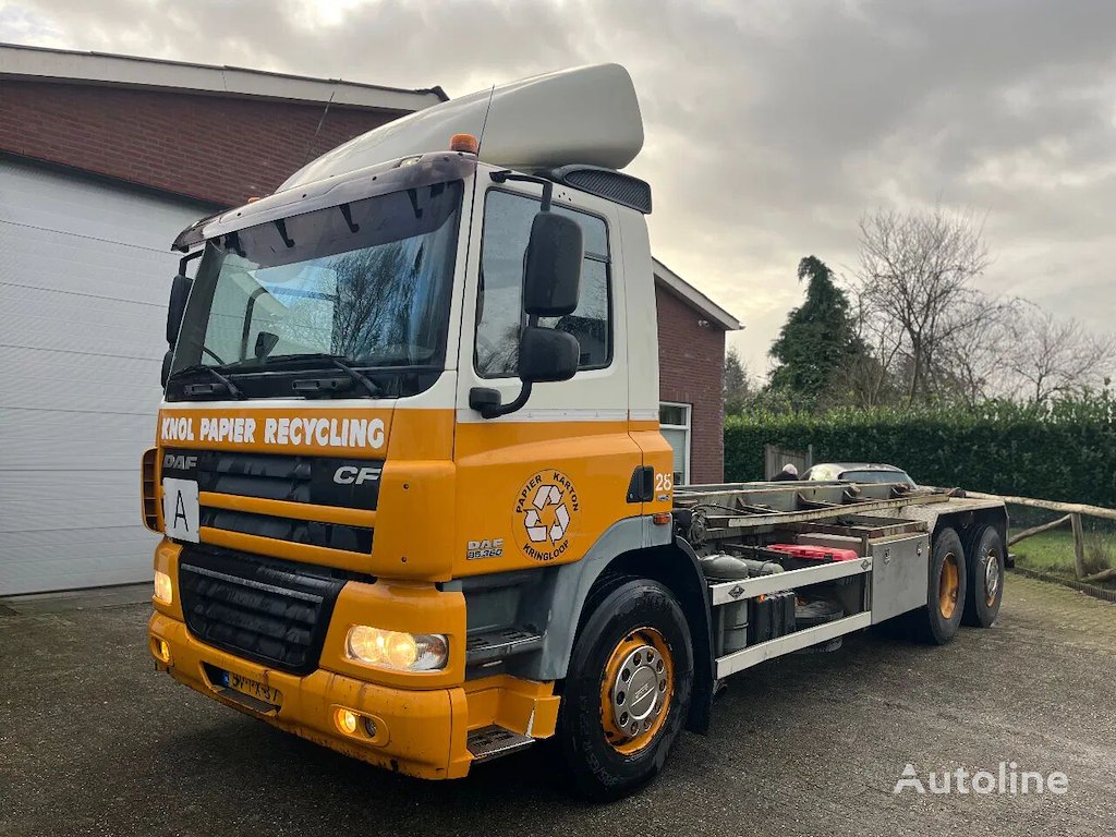 DAF CF 85.360 With Cable system Only 500.390 Km Holland truck !!! kamion sa kukom za podizanje tereta