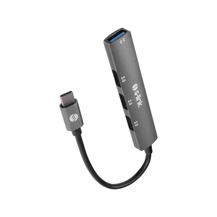 Adapter S-link SW-U324 USB 3.0 na USB-C 3 port USB 2.0