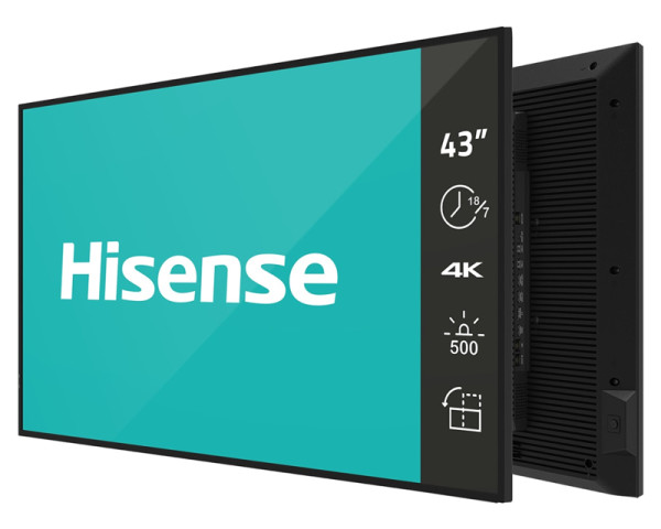 HISENSE 43 inča 43GM50D 4K UHD 500 nita Digital Signage Display - 18 7 Operation (DSS00209)