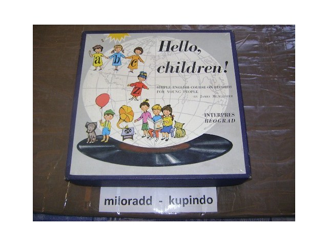 Hello children Simple english course on records for you