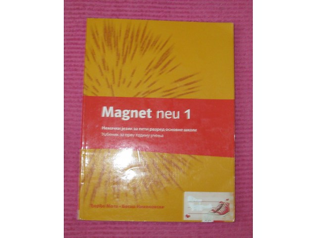 NEMAČKI JEZIK 5, MAGNET NEU 1 - udžbenik + CD