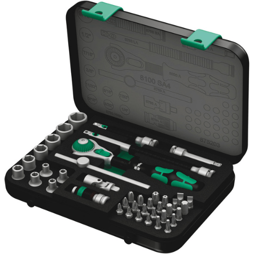 Wera 8100 SA 4 Zyklop set gedora, 1/4″, Imperial, 41 komada, 05003535001 – 003535