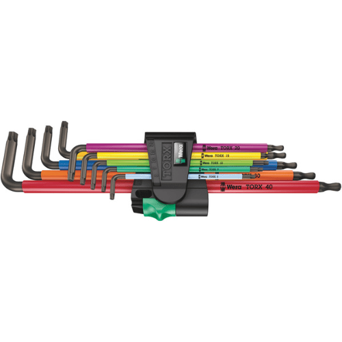 Wera 967/9 TX XL Multicolour 1 set imbus ključeva TORX®, dugi, 9 komada, 05024480001