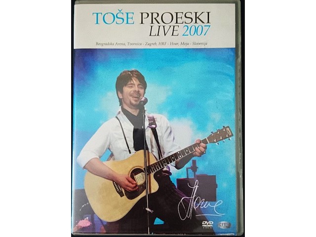 Tose Proeski-Live 2 DVD (2007)