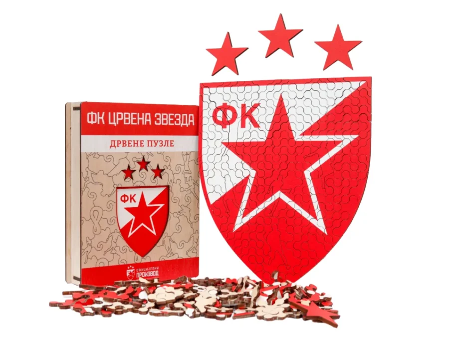 Drvene puzle FK Crvena Zvezda