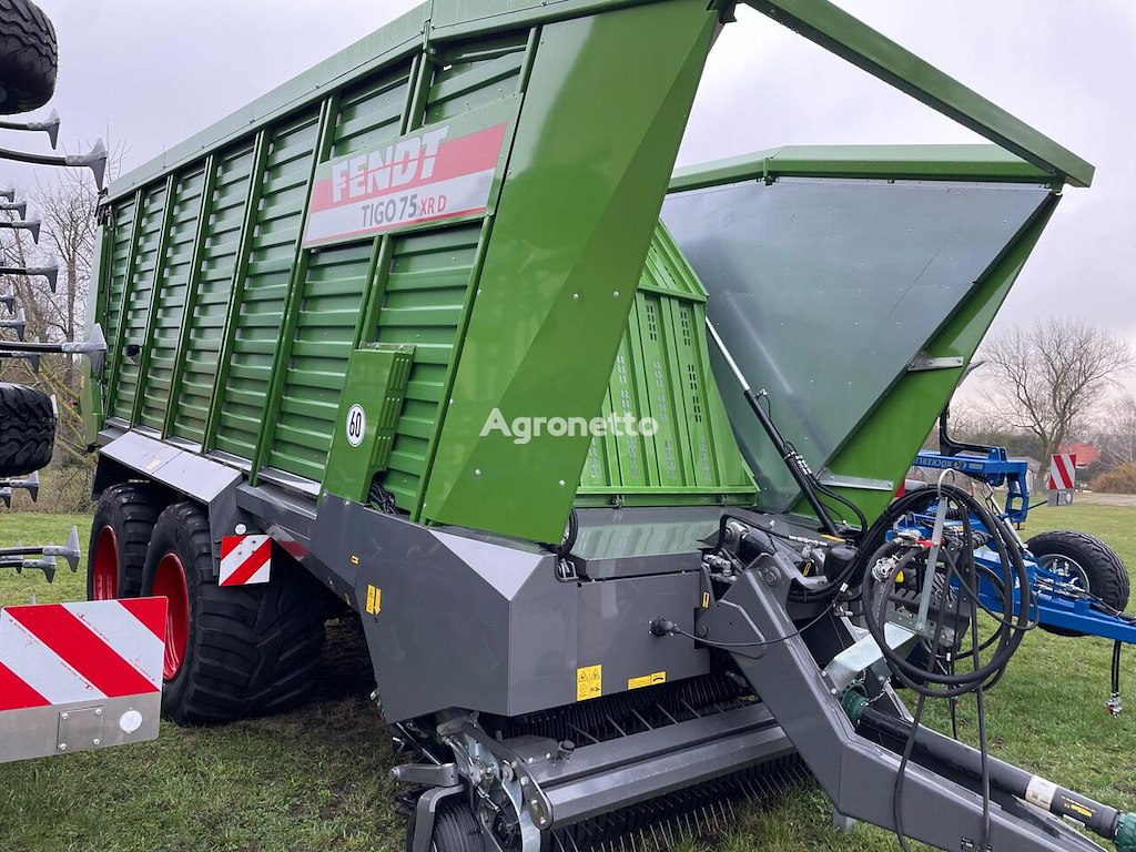 Fendt Tigo 75 XR samoutovarna prikolica