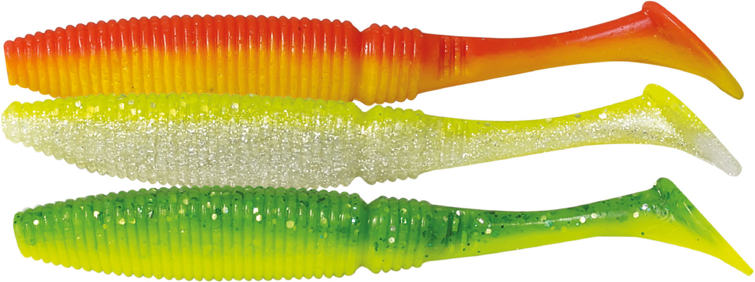 RAPTURE POWER SHAD SET 100MM FLUO