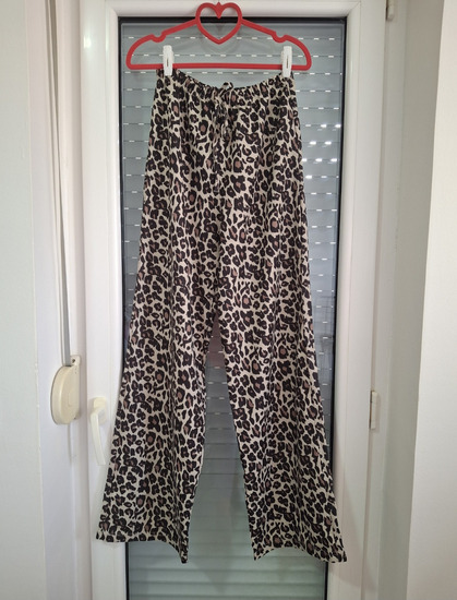 Animal print pantalone M/L