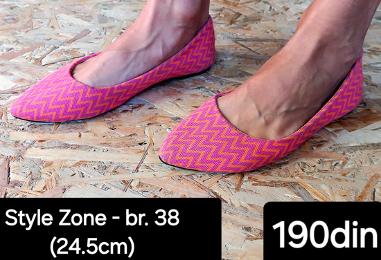 Style Zone baletanke roze boje br. 38