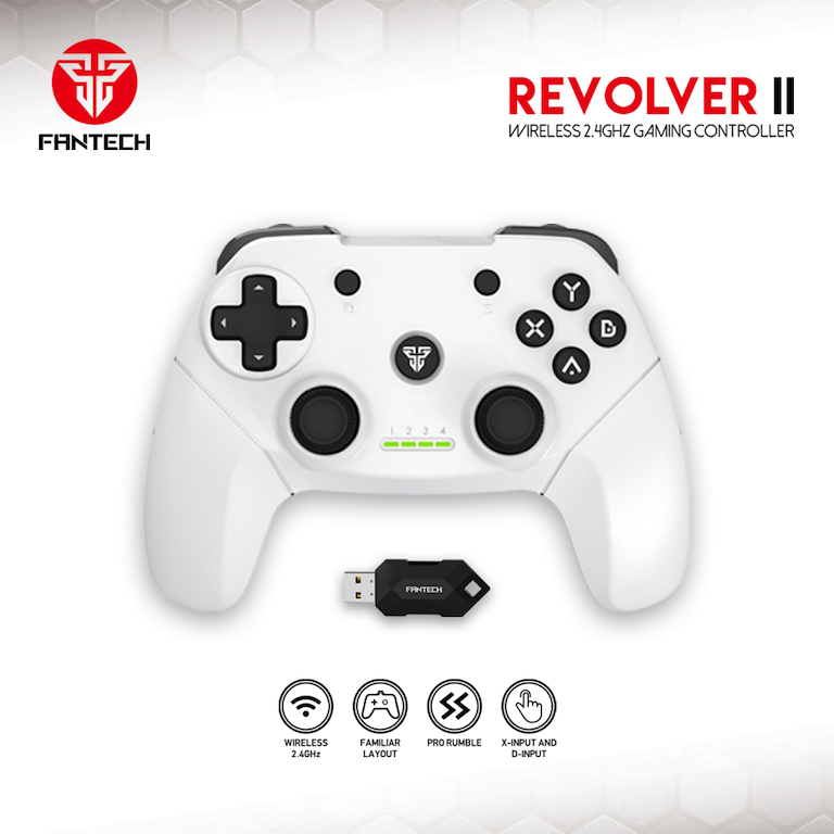 JOYPAD WIRELESS FANTECH WGP12 REVOLVER BELI