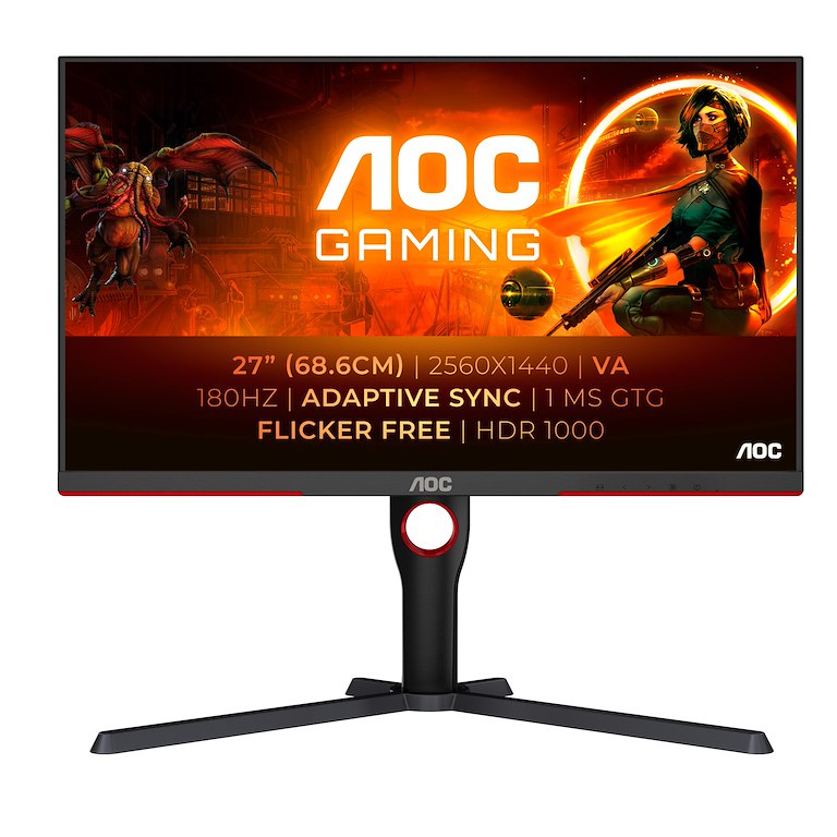 AOC Q27G3XMN/BK VA gejmerski monitor 27"