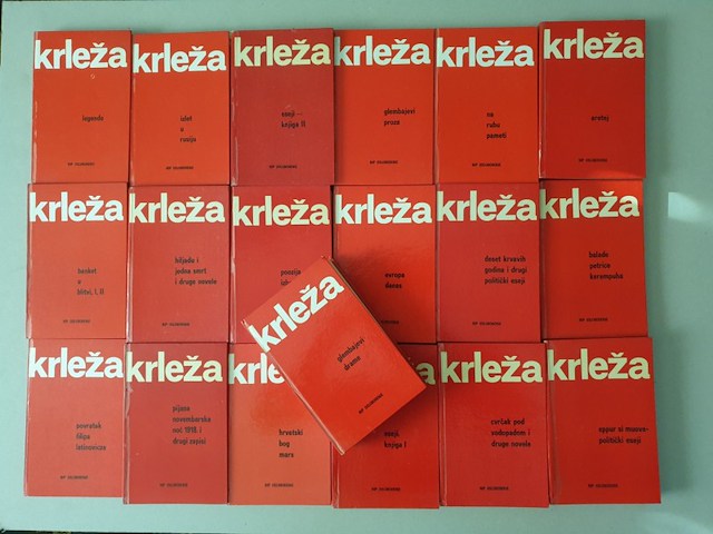 Krleza -  19 knjiga