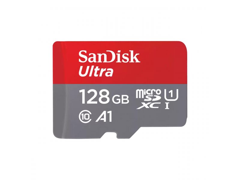 SANDISK 128GB ULTRA (SDSQUAB-128G-GN6MA) MEMORIJSKA KARTICA MICROSDXC CLASS 10+ADAPTER