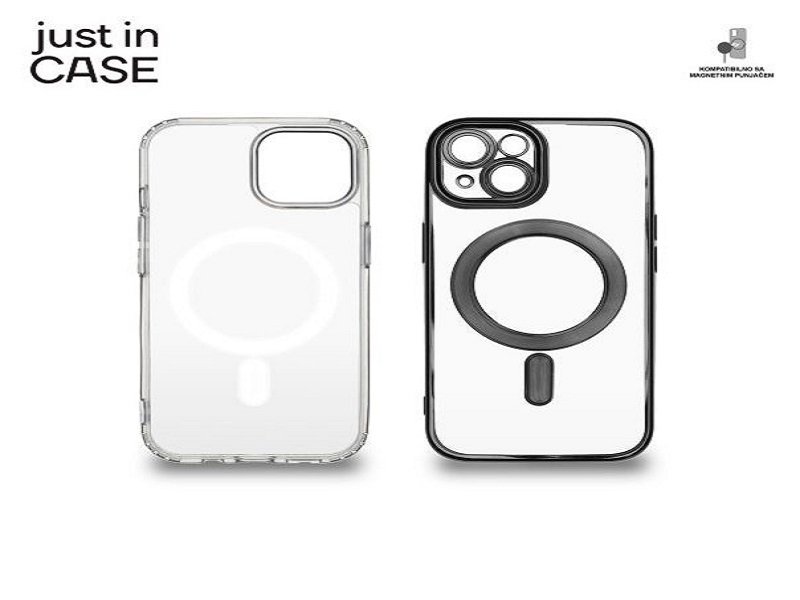 JUST IN CASE 2U1 EXTRA CASE MAG MIX PAKET CRNI ZA IPHONE 15 PLUS