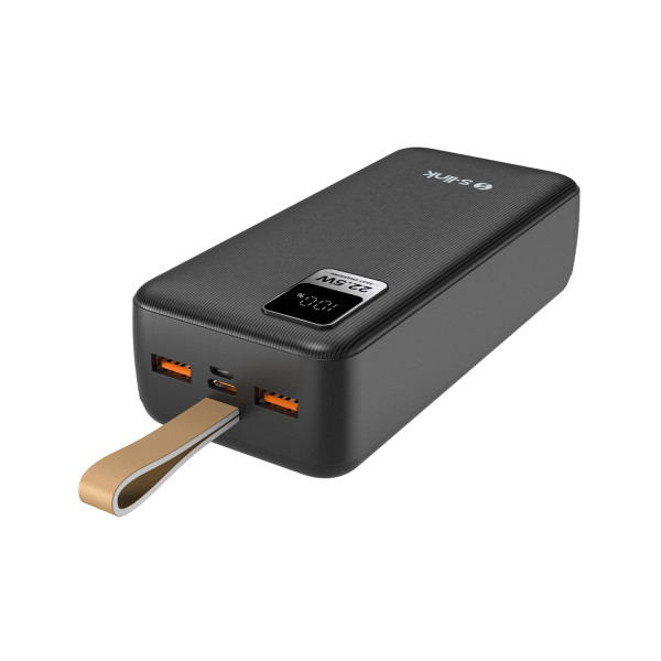 POWERBANK S-LINK G330 30000MAH LCD/PD20W/CRNI