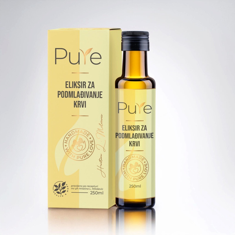 ELIKSIR ZA PODMLAĐIVANJE KRVI 250ml PURE