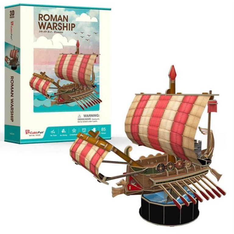 CUBICFUN PUZZLE ROMAN WARSHIP T4032H