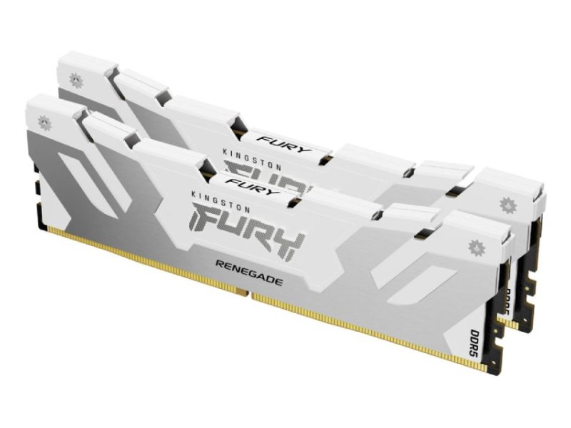 KINGSTON CUDIMM DDR5 48GB (2X24GB KIT) 8400MHZ KF584CU40RWK2-48 FURY RENEGADE WHITE XMP