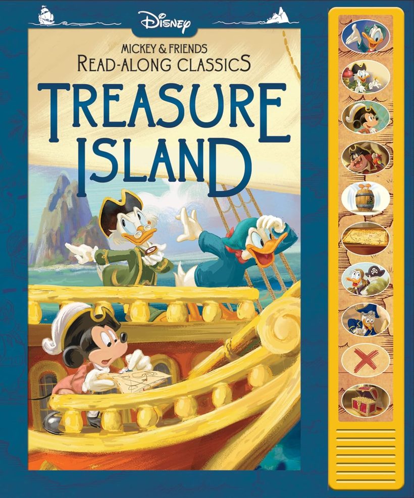 Mickey Mouse and Friends Read-Along Classics: Treasure Island