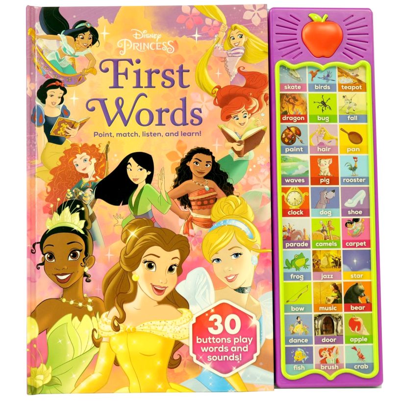 First Words 30-Button Sound Book: Disney Princess