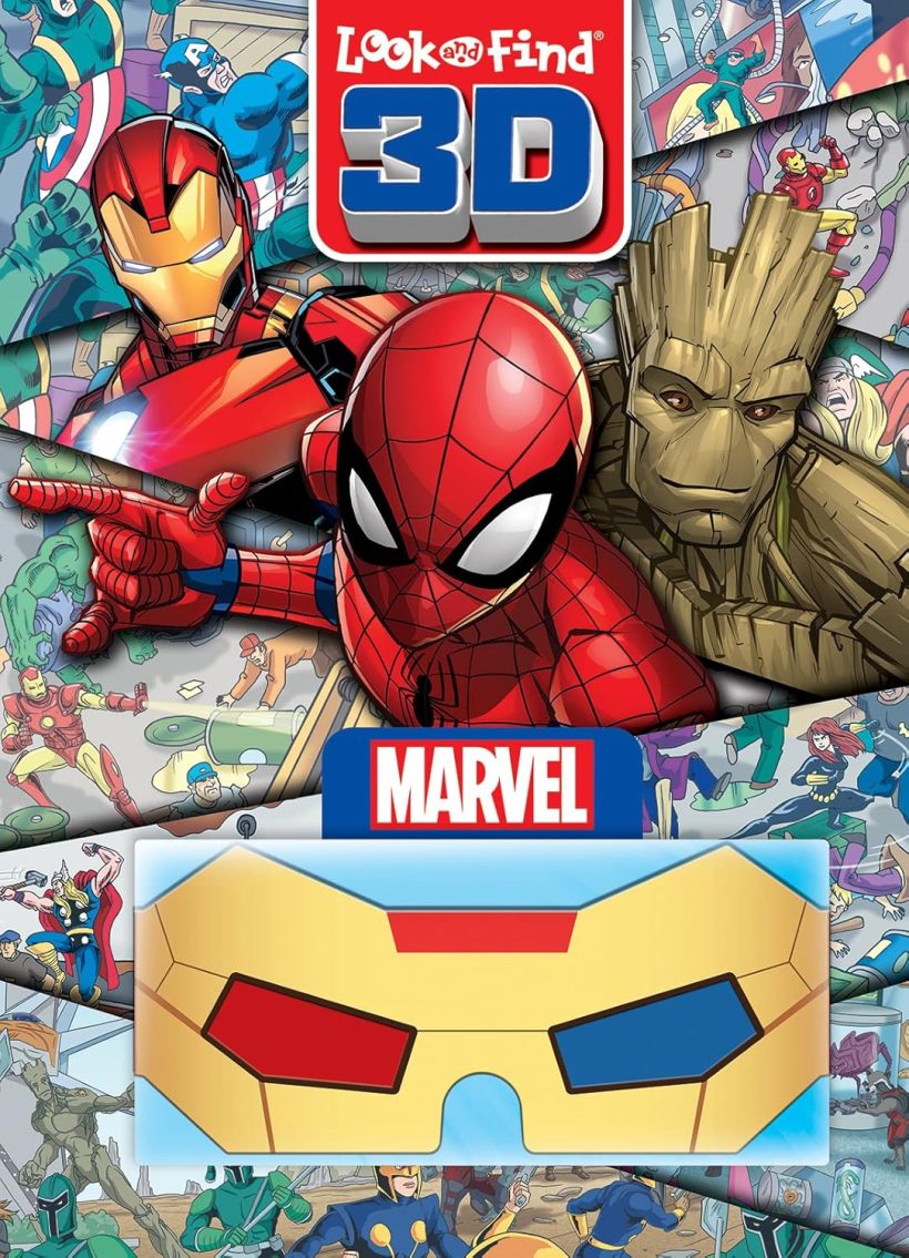 3D Look and Find Activity Book: Marvel