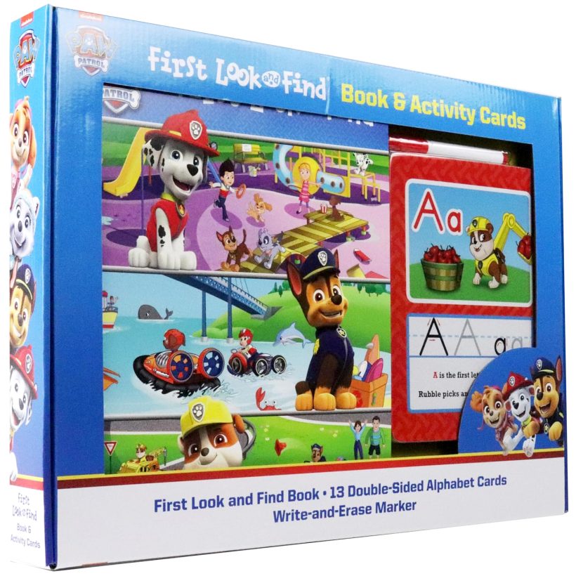 First Look and Find Book and Activity Cards Set: PAW Patrol