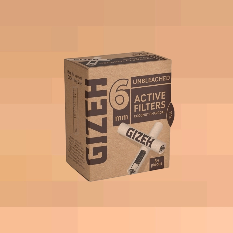 GIZEH Active Filter Unbleached 34kom