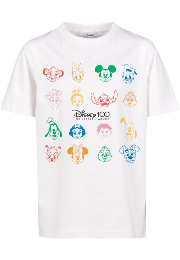 DISNEY 100 FACES CHILDREN'S T-SHIRT WHITE