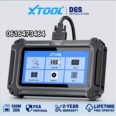 Xtool D6S OBD2 - 30 Resets CAN FD Auto Dijagnostik