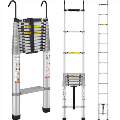 Teleskopske merdevine 4,59 m 90x48x8cm