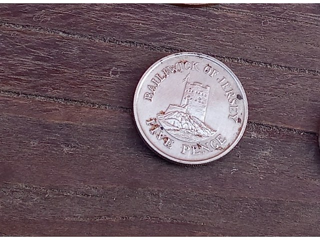 JERSEY 5 PENCE 1985