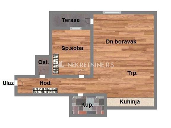 Jednoiposoban 41m2 Salajka